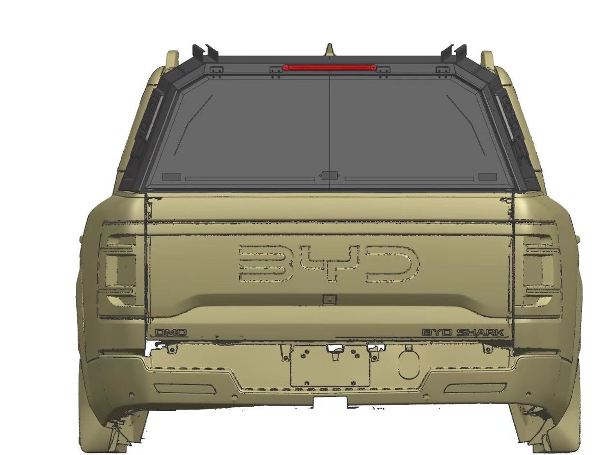 BYD Shark Aluminium Canopy - Slide View | Kiwi 4WD Explore