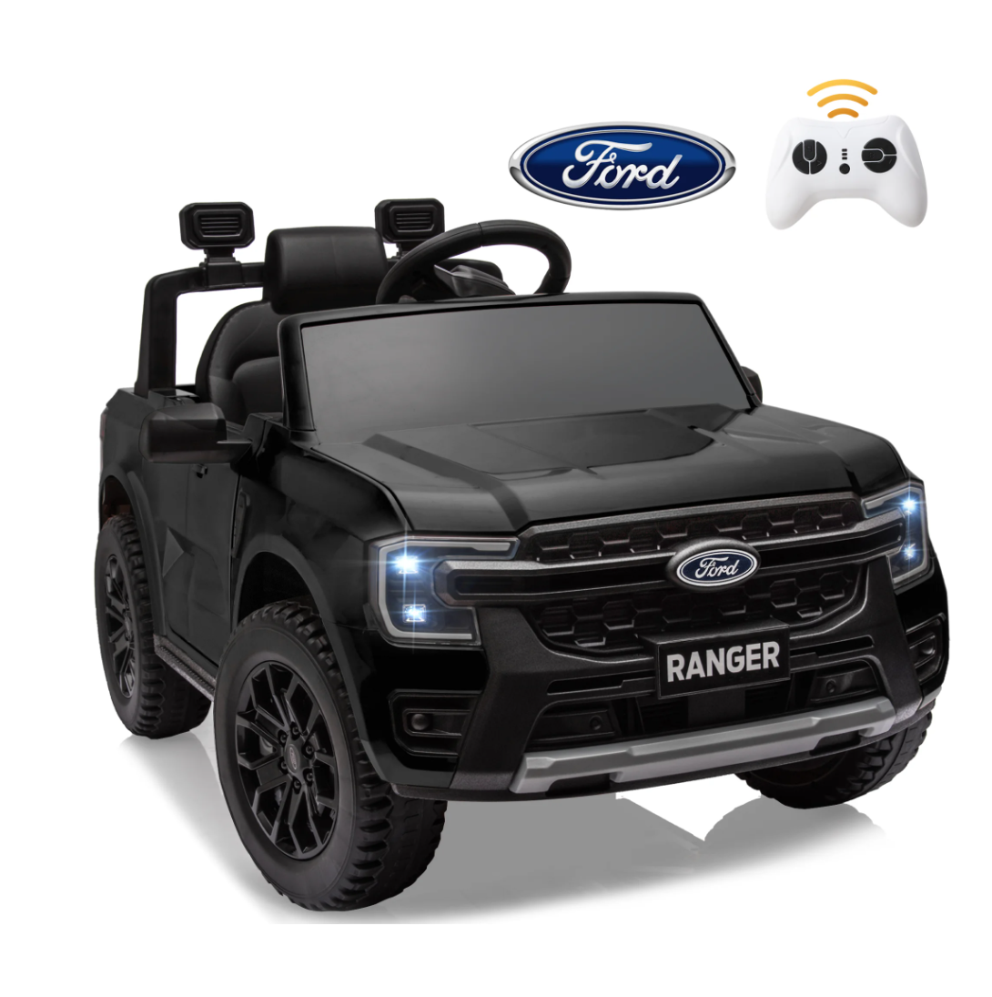 Ford next gen ranger Ride on car black | Kiwi 4WD Explore