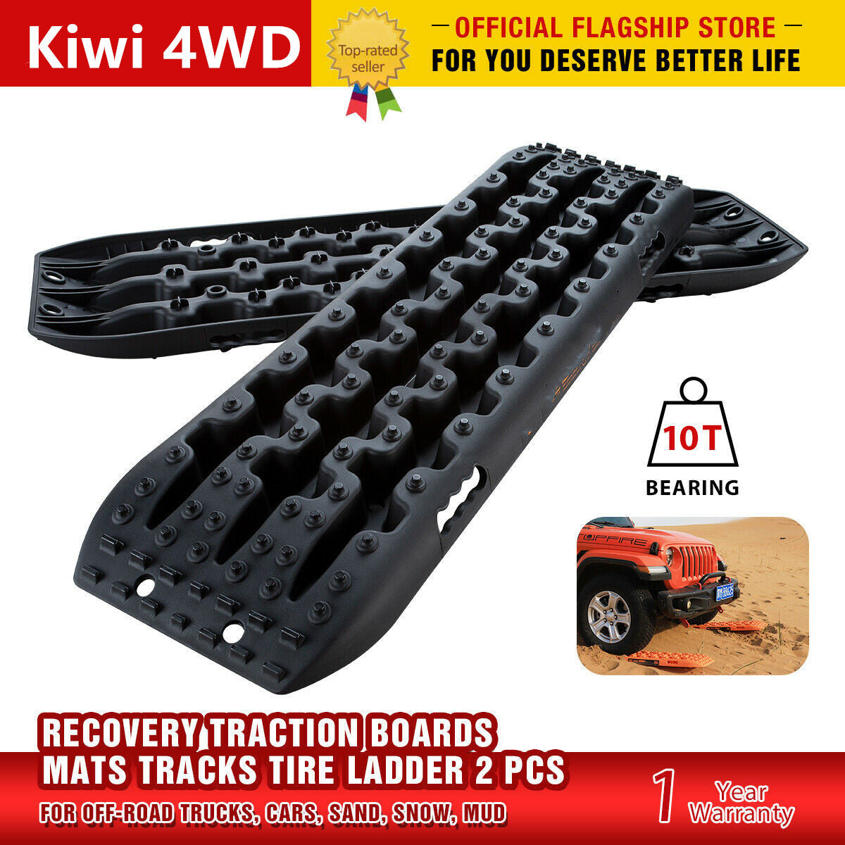 Recovery Track Black | Kiwi 4WD Explore